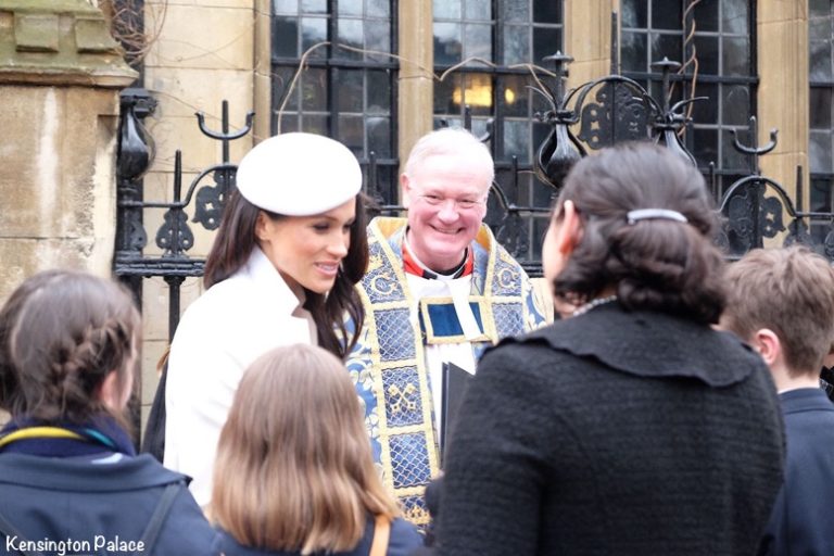 Meghan in British Brands for Commonwealth Service - What Meghan Wore