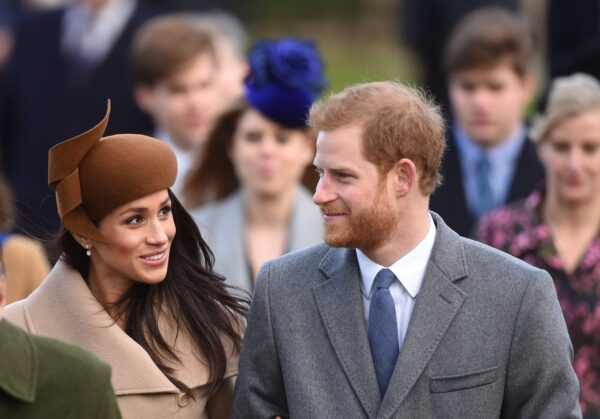 Meghan in Sentaler, Stuart Weitzman and Chloe for first Royal Christmas ...